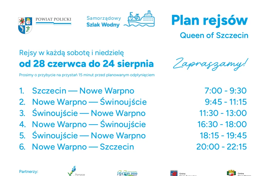 Wiadomości Szczecin - Tramwaj wodny. Ze Szczecina do Nowego Warpna i ...