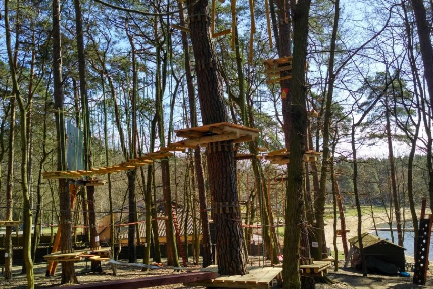 Wiadomości Szczecin - Park linowy ponownie otwarty